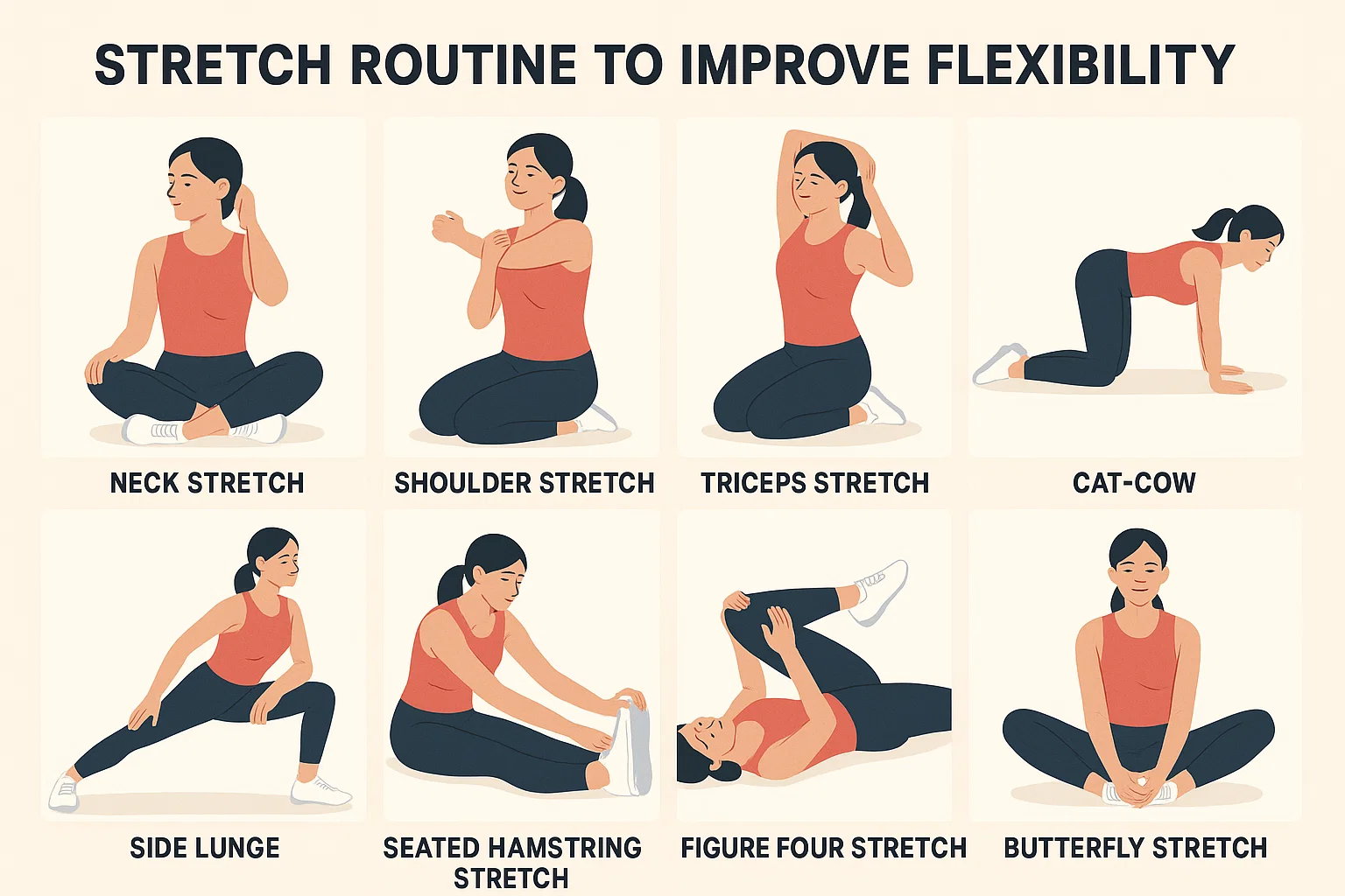 Flexibility Exercises: Stretch Routine to Improve Flexibility
