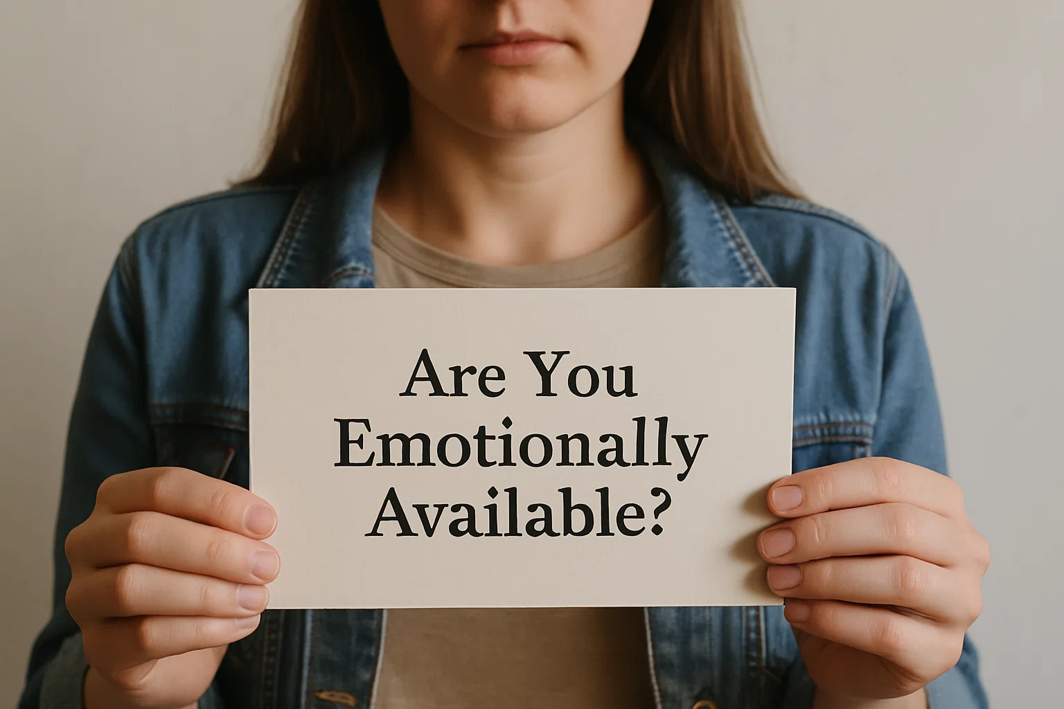 Are You Emotionally Available? An Emotional Availability Quiz