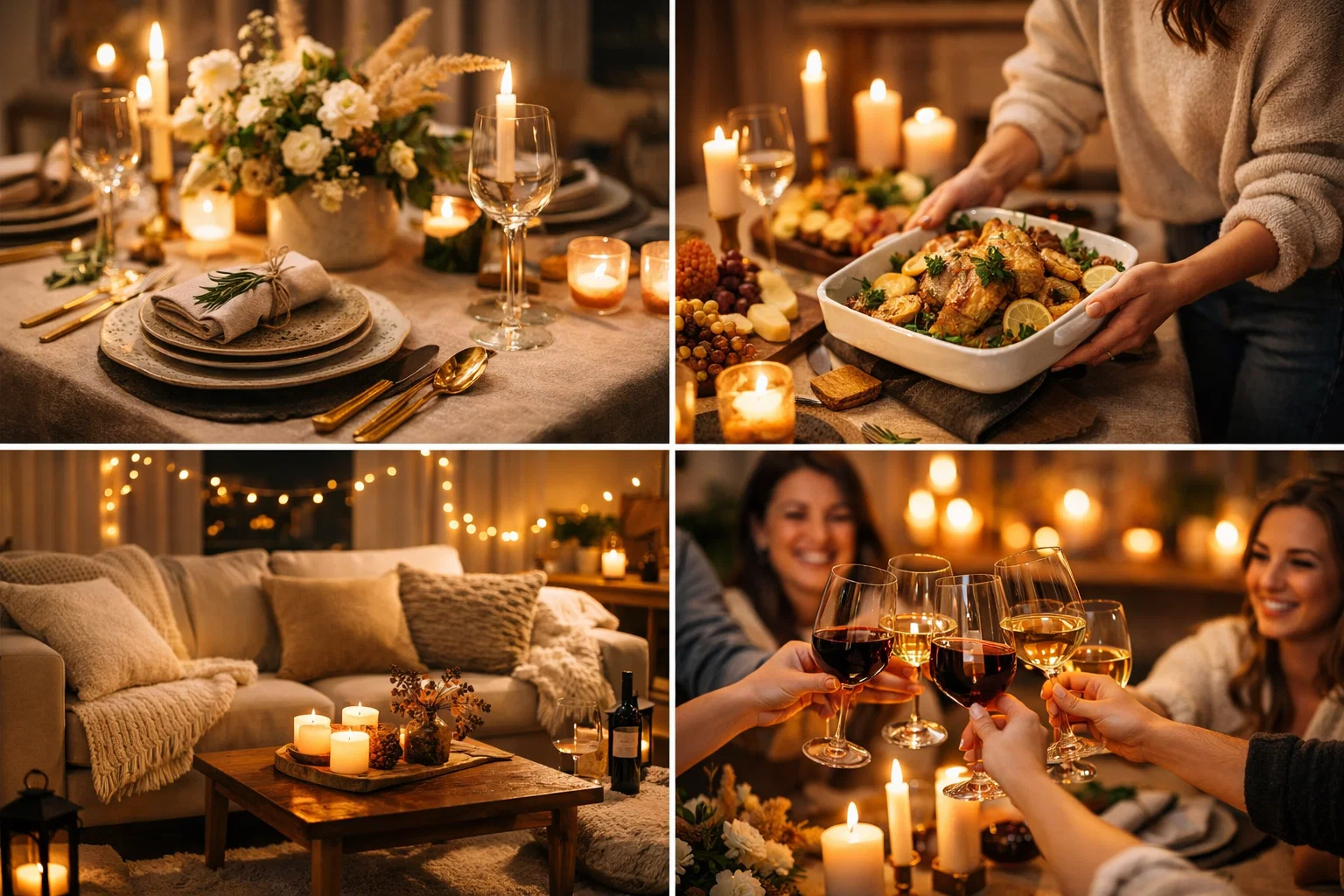 How to Host a Cozy & Chic Home Dinner Party: Effortless Style Tips